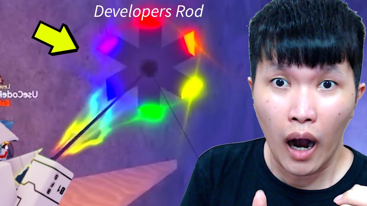 OMG! ADA DEVELOPER ADMIN ROD RAHASIA DI FISCH ROBLOX - YouTube