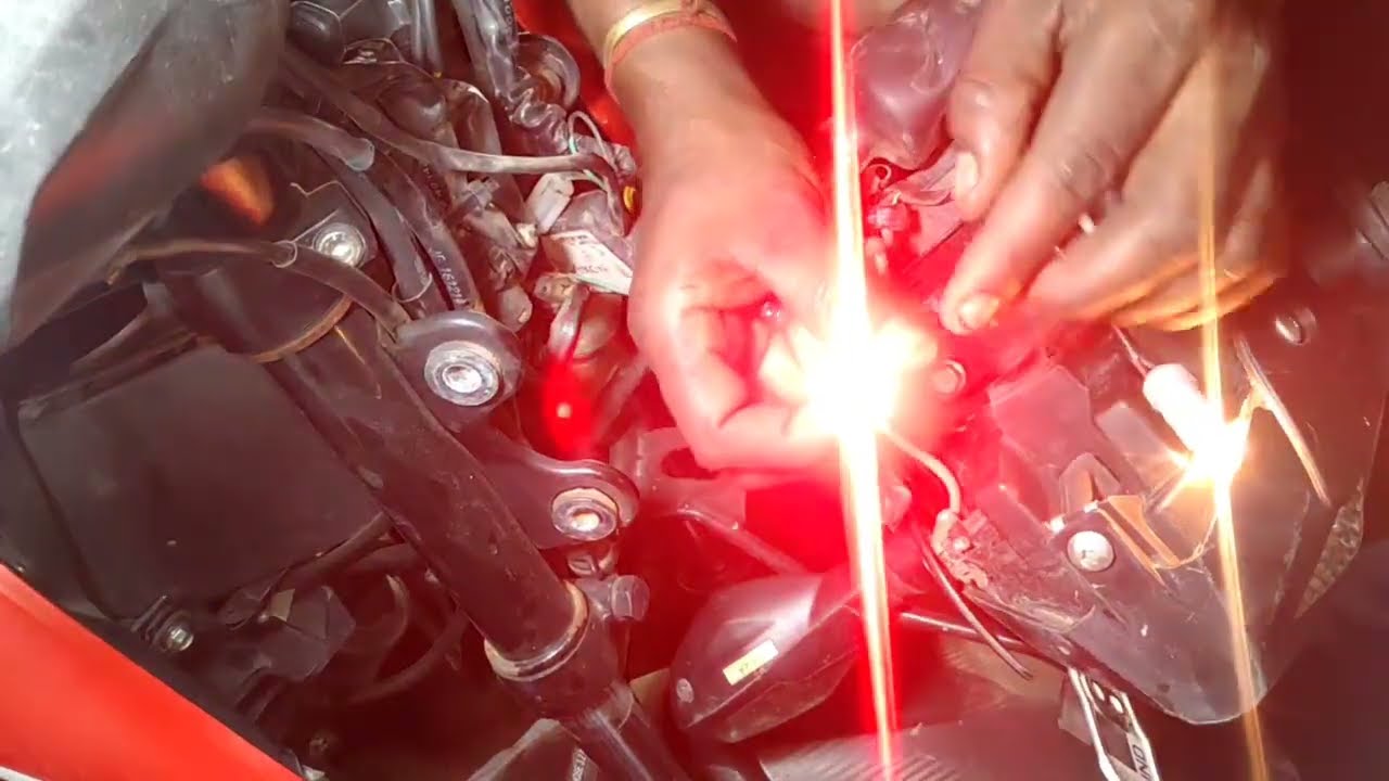 Pulsar NS parking light, Pulsar NS 125 parking light red color ♥️ | NS ...