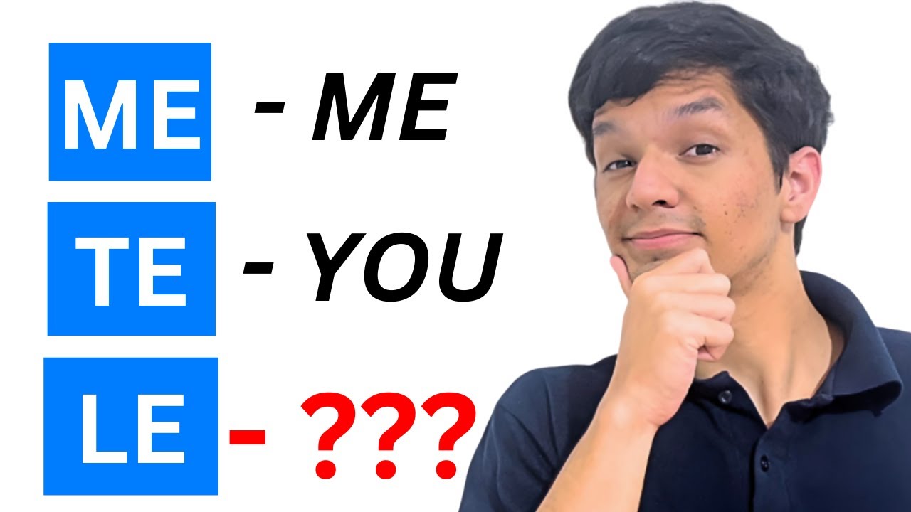 What is ME, TE, LE, LES, NOS, in SPANISH ? - Pronombre Objeto Indirecto ...