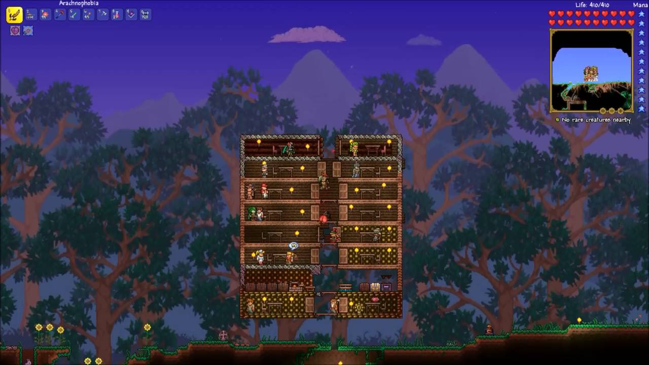 Terraria Modded Hard Mode Lp Ep 6: Our First Meteor - YouTube