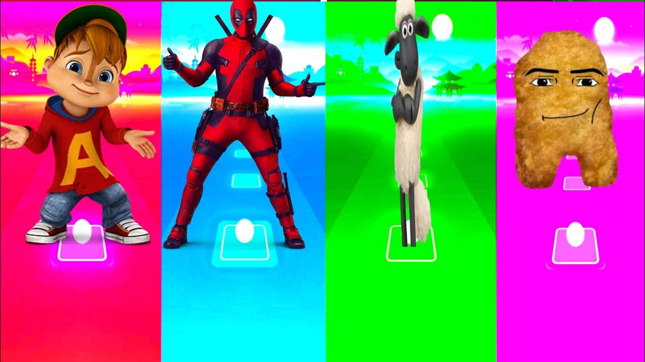 Alvin_and_the_chipmunks🆚Deadpool🆚Shaun_the_Sheep Astronomia_C🆚Smiling ...