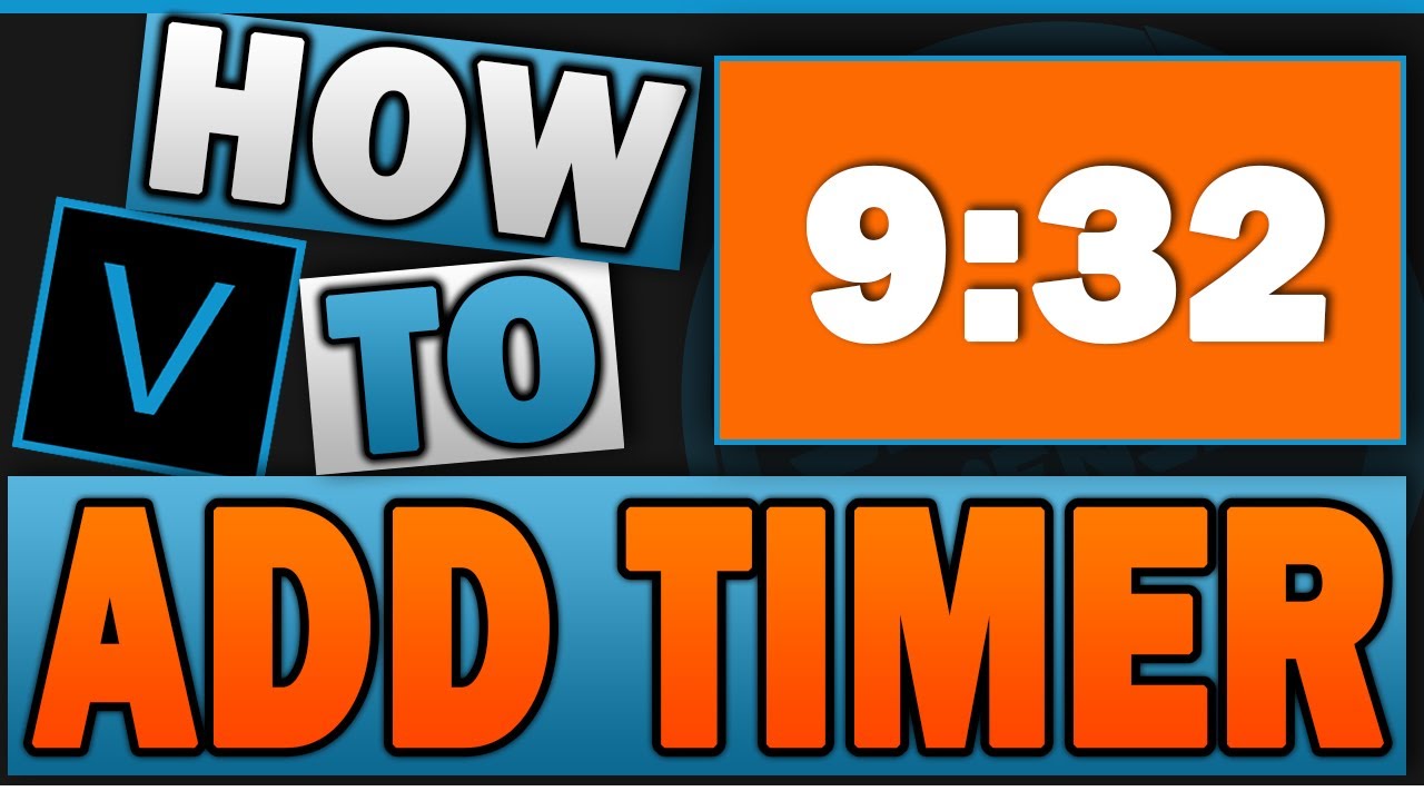 HOW TO ADD TIMER TO YOUR VIDEO | Vegas Pro - YouTube