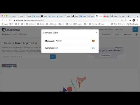 How to CONNECT METAMASK to ETHERSCAN TOKEN APPROVAL? - YouTube
