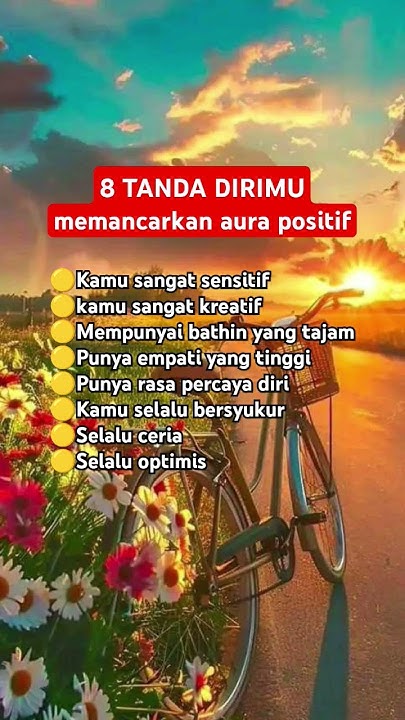 8 tanda dirimu memancarkan aura positif #rezekimelimpah #doamustajab #quran #shortvideo - YouTube