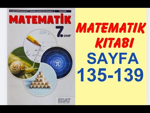 7. SINIF MATEMATİK KİTABI SAYFA 135 139 ALIŞTIRMALAR // MEB 7. Sınıf EDAT YAYINLARI
