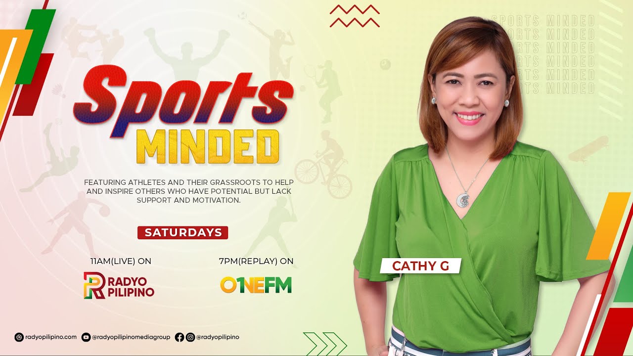 Sports Minded with Cathy G. | June 10, 2023 | Guest: Ms. Regine Diego ...