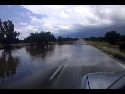 SR 377 flooding. Navajo County, Arizona - YouTube