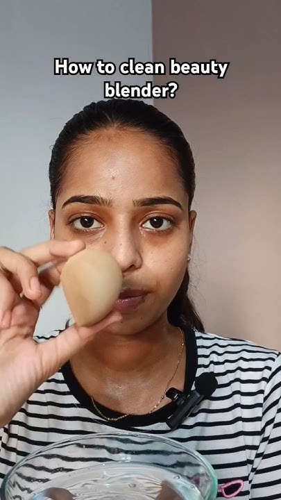 How to clean beauty blender?#beautyblender #cleaning #makuphacks #trending #shorts - YouTube