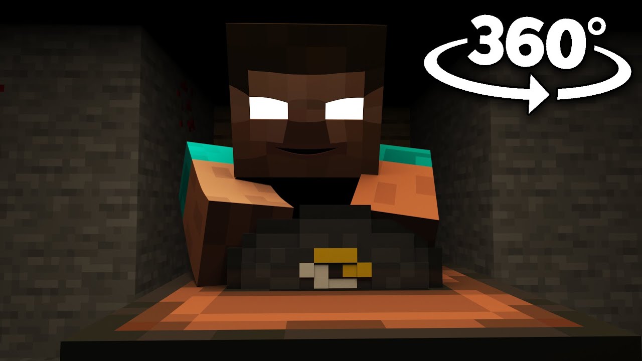 Disc 13 - 360° VR Minecraft Horror Animation - YouTube