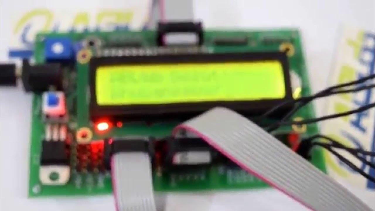 Vertical Scrolling in 16X2 Alphanumeric LCD with AVR ATmega16 Microcontroller by ABLab Solutions ...