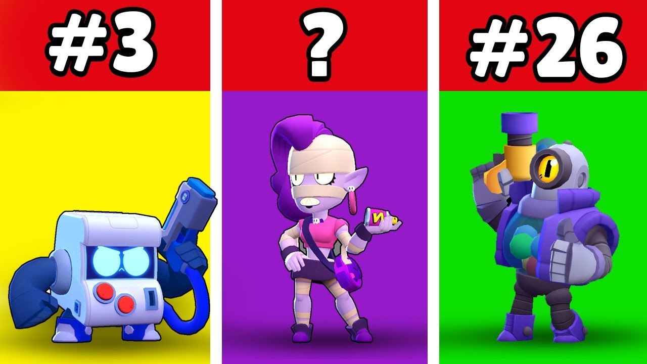 🏆BESTER und SCHLECHTESTER BRAWLER Rangliste! | Alle 30 Brawler im ...