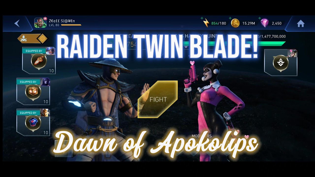 Raiden Twin Blade & Raven Oneshot H7 T4 HBHQ | Dawn of Apokolips ...