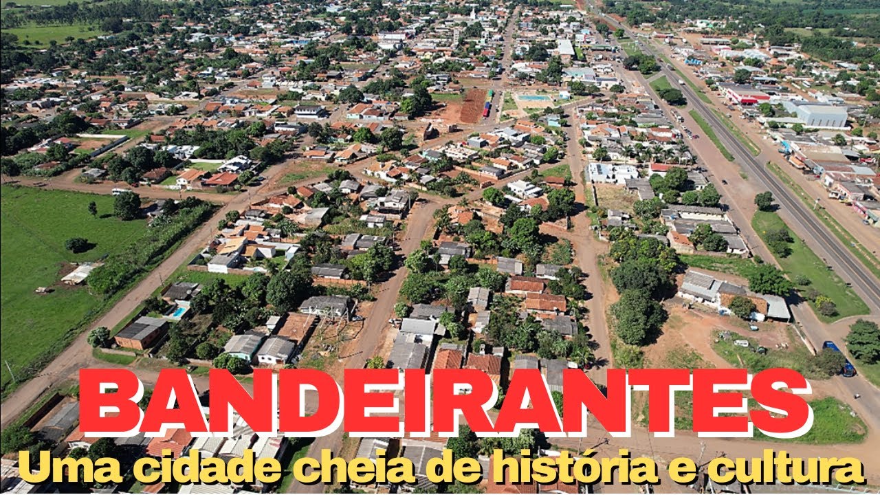 VISTA AÉREA DE BANDEIRANTES-MS - JARAGUARI ATÉ BANDEIRANTES - YouTube