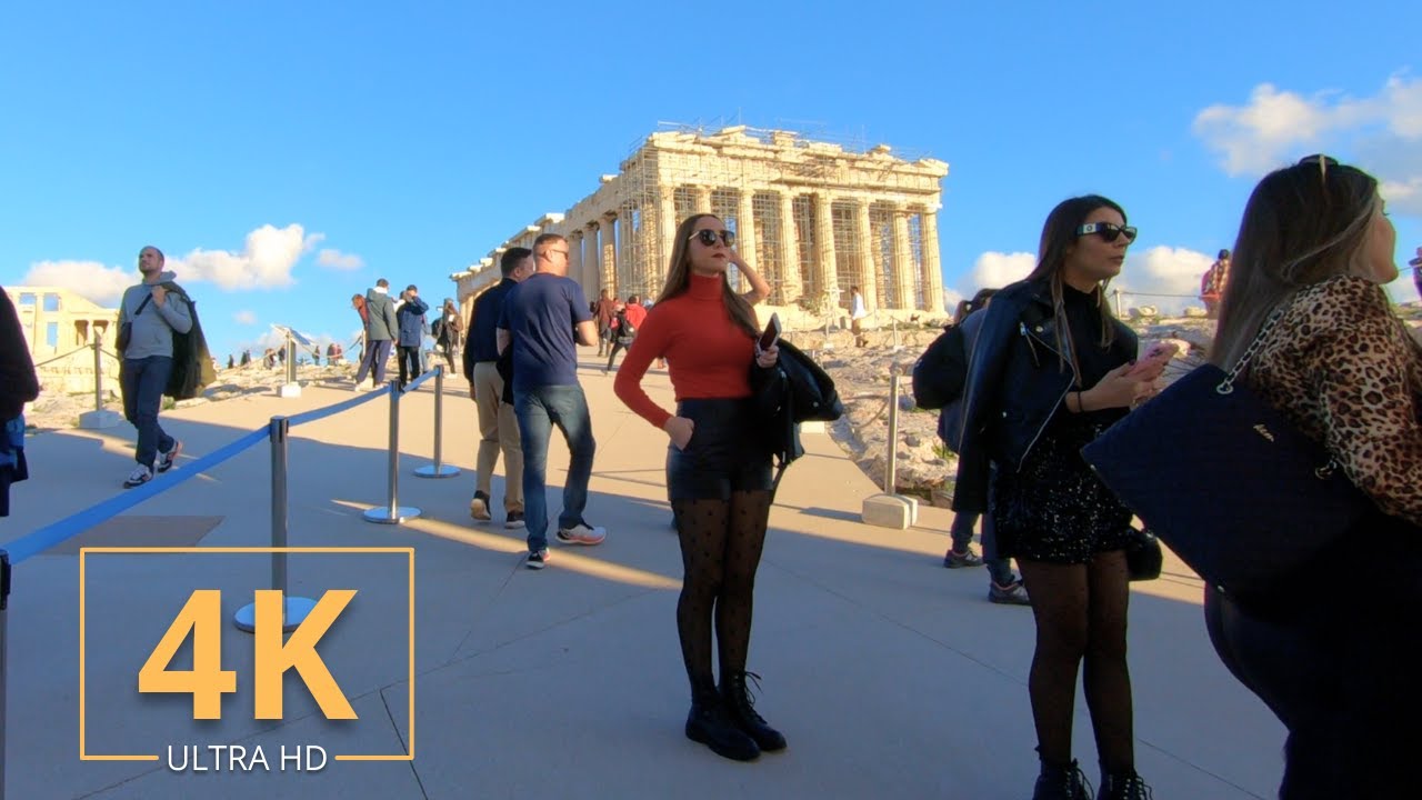 Acropolis Tour | Athens, Greece | 4K Walk | Parthenon | Αθήνα, Ελλάδα ...