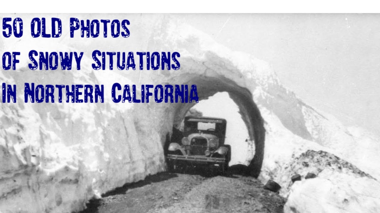 How they used to do snow in NorCal - YouTube