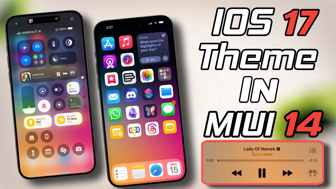 New iOS 17 Theme For MIUI/Hyperos | MIUI Convert To ios Theme | How To ...