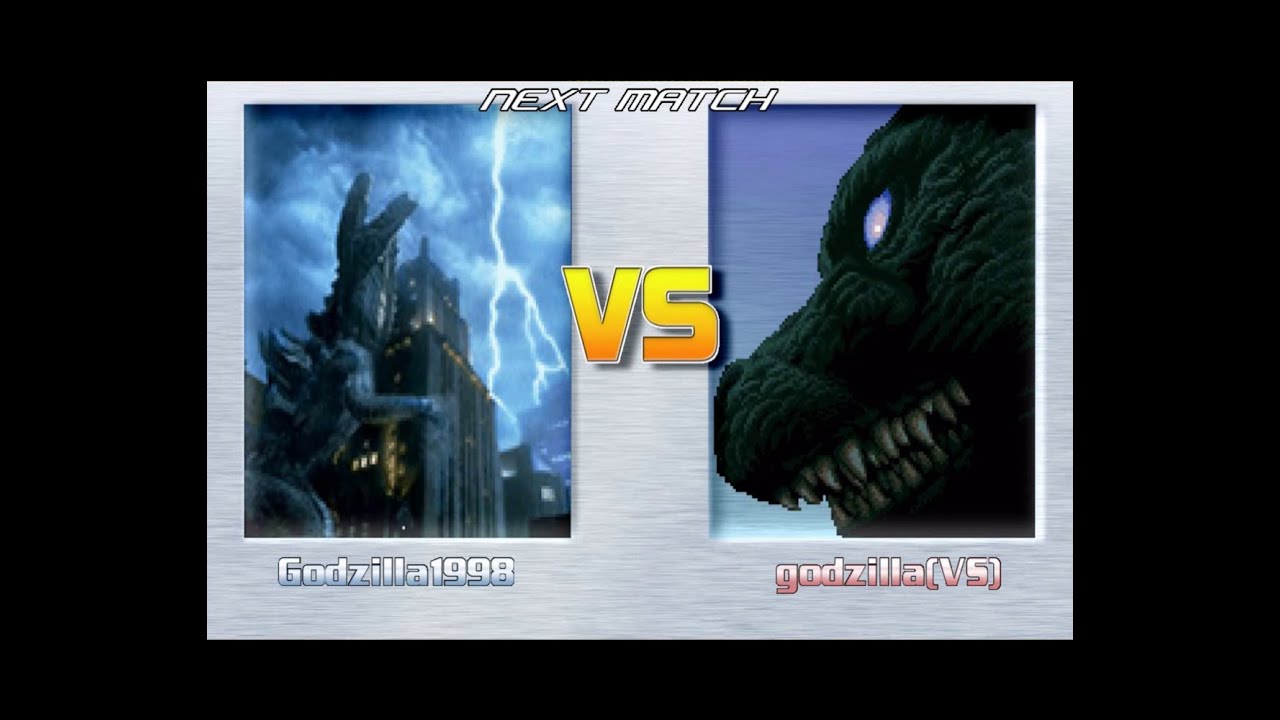 Godzilla 1998 VS Godzilla - Mugen Simulation - YouTube