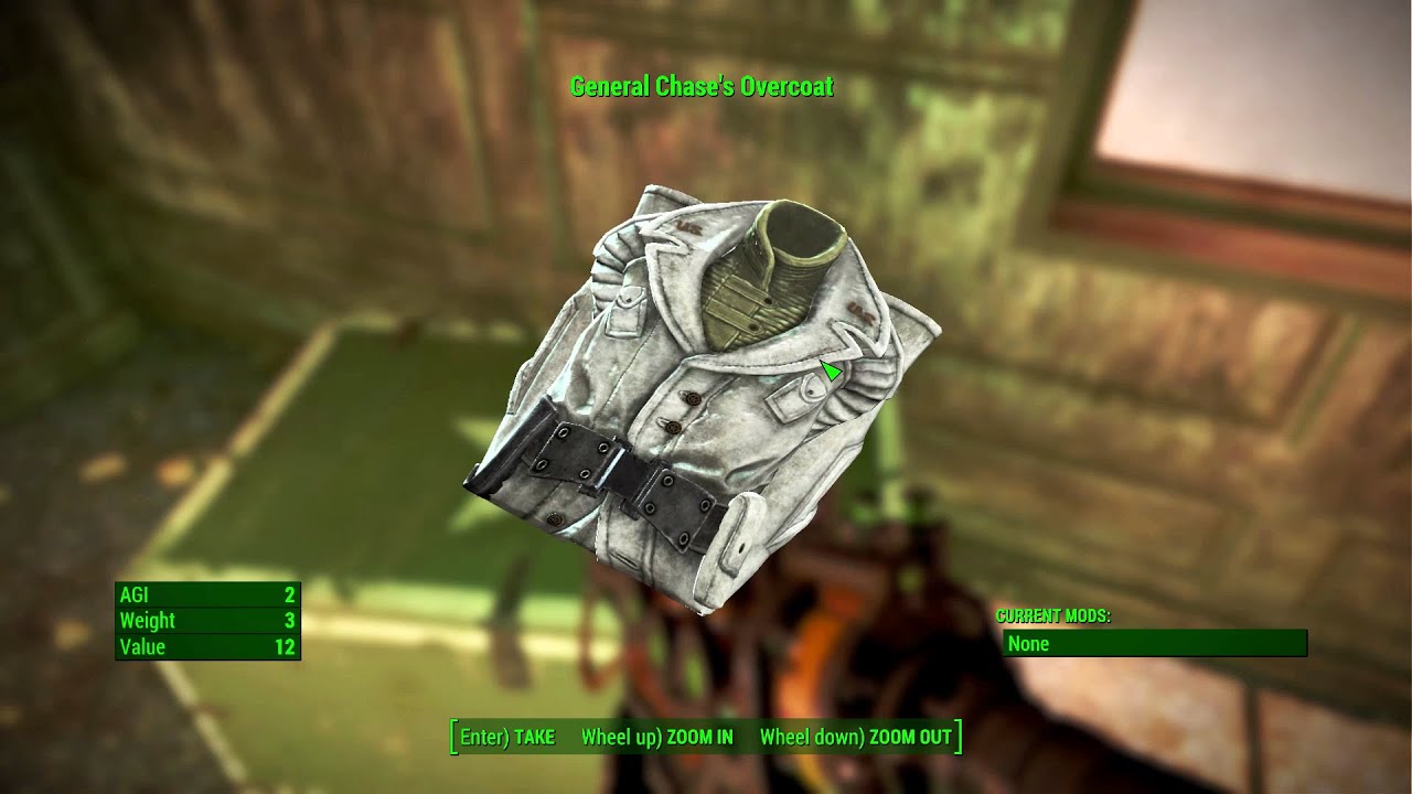 Capital Wasteland Outfits II - General Chase's Overcoat (Fallout 4 Mods ...