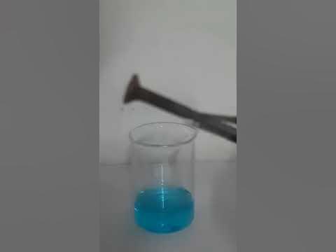CuSO4 + IRON NAIL = 😱 COPPER NAIL - YouTube