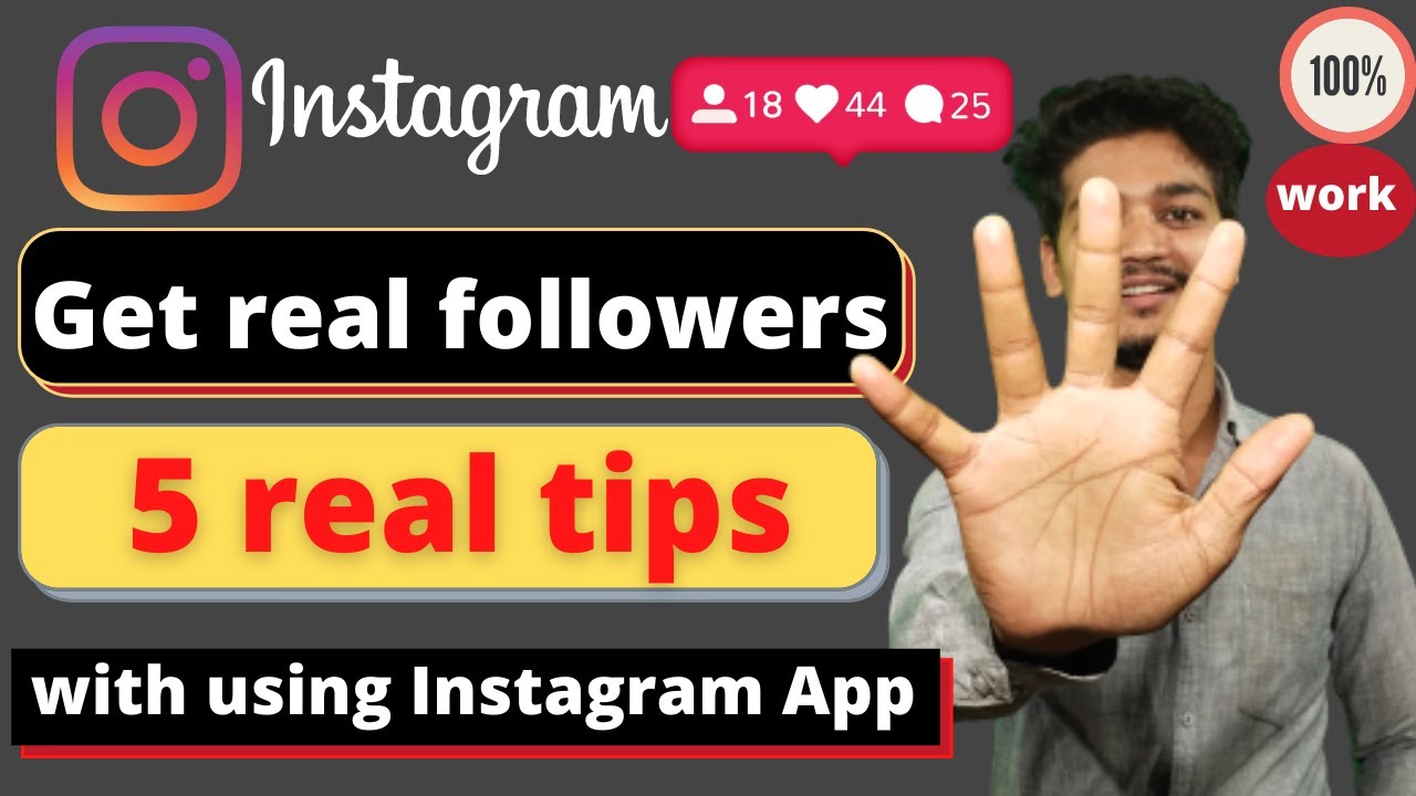 get Instagram followers fast | 5 real methods to grow your followers on ...
