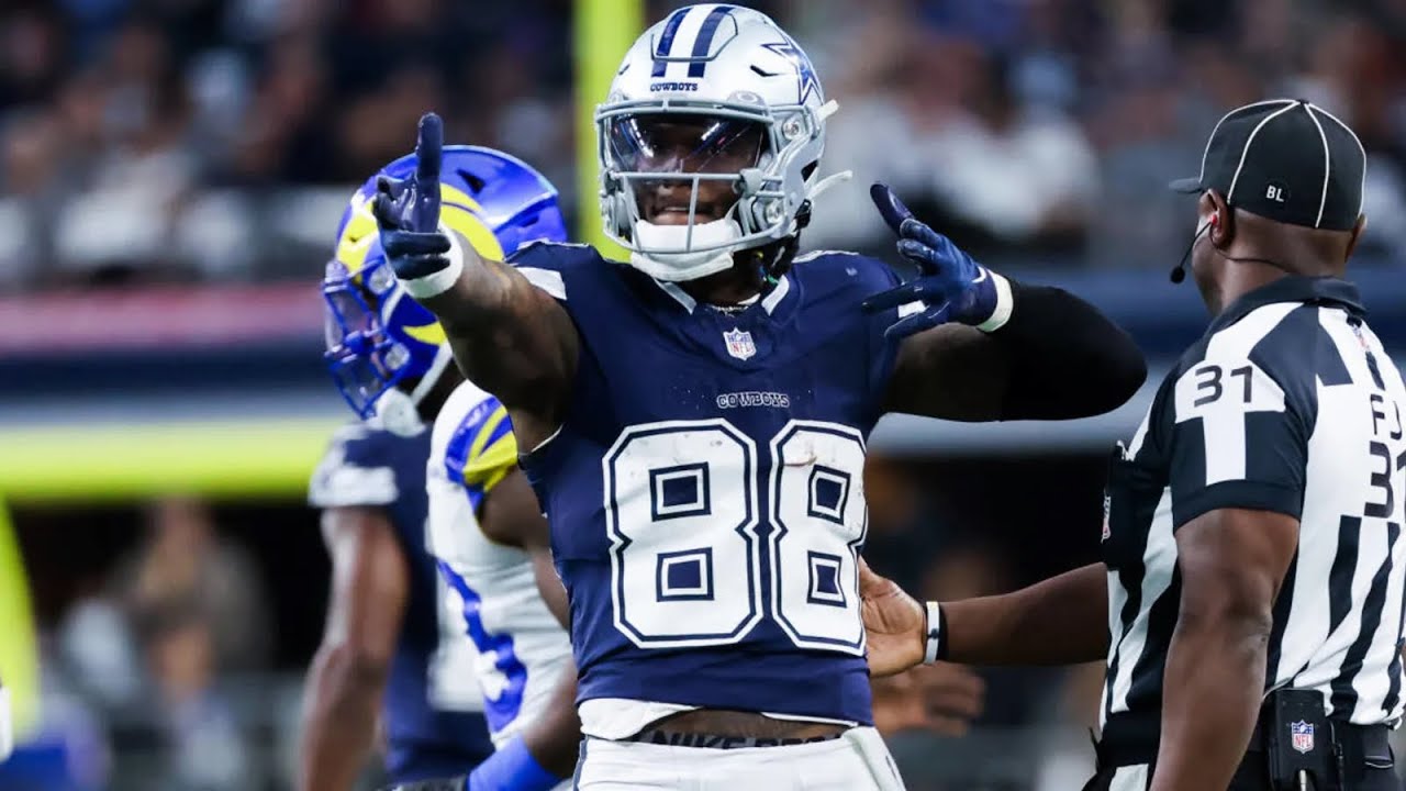 CeeDee Lamb Week 8 Highlights vs Rams - YouTube