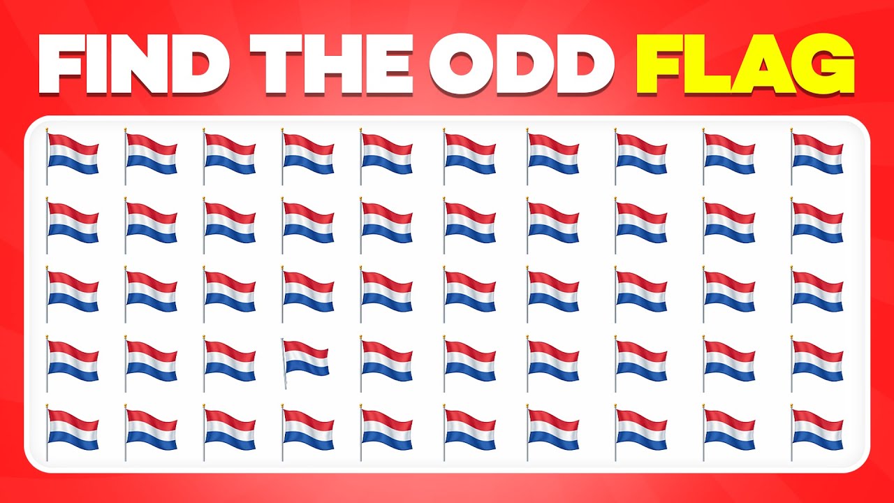 Find The Odd FLAG Out | Flag Quiz - YouTube