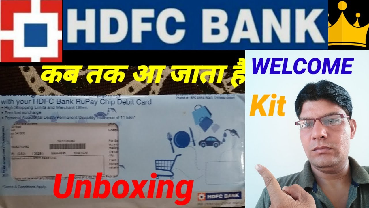 HDFC BANK welcomes kit UNBOXING#HDFC #https://www.hdfcbank.com/ - YouTube