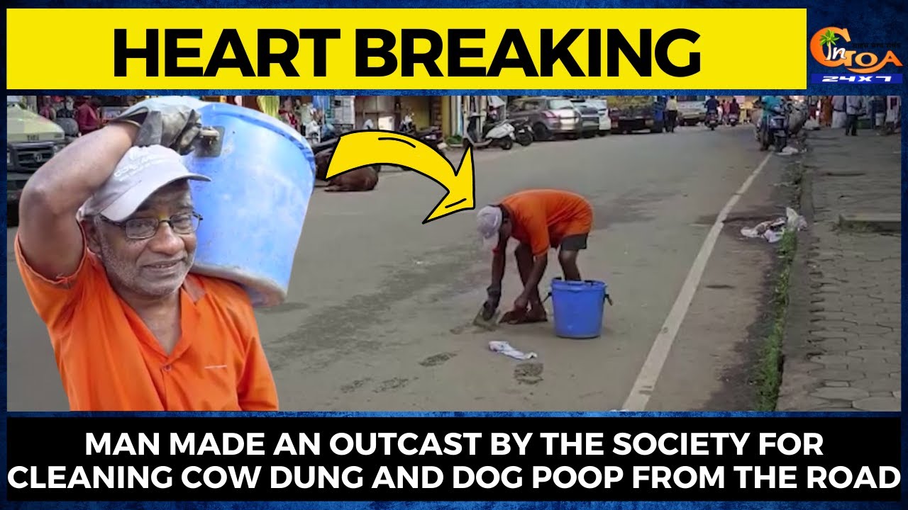 #HeartBreaking- This man everyday for past 5 years cleans cow dung, dog ...