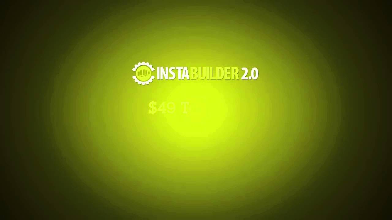 Instabuilder 2.0 Demo - How To Easily Create A Landing Page That Converts [Instabuilder 2.0 ...