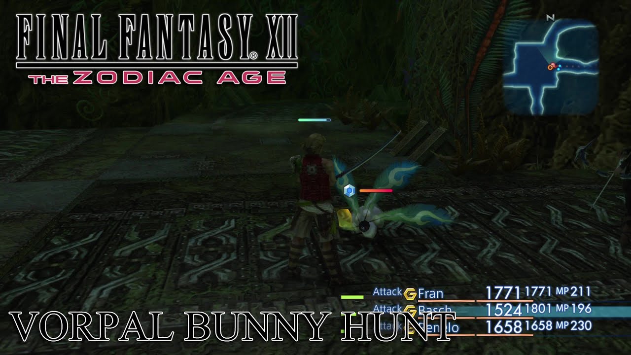 Final Fantasy XII: The Zodiac Age - Vorpal Bunny Hunt - YouTube