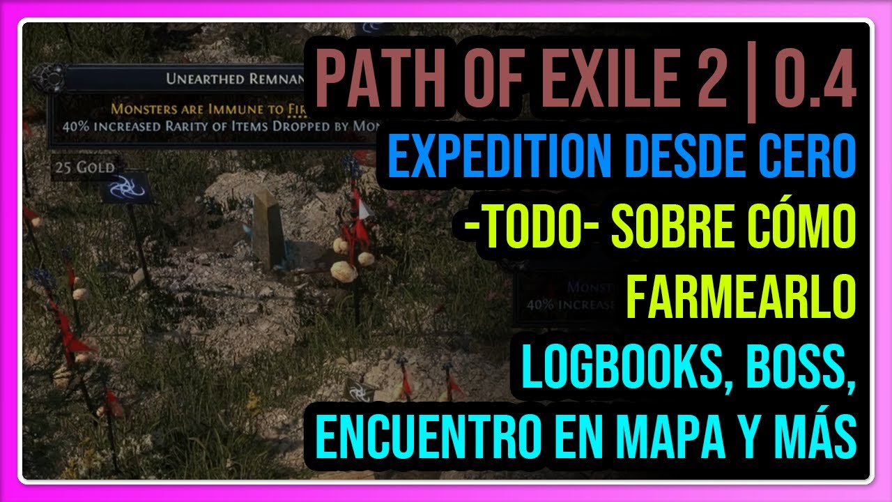 POE2 0.4 | Expedition desde cero | Logbooks, boss, encuentros en mapa ...