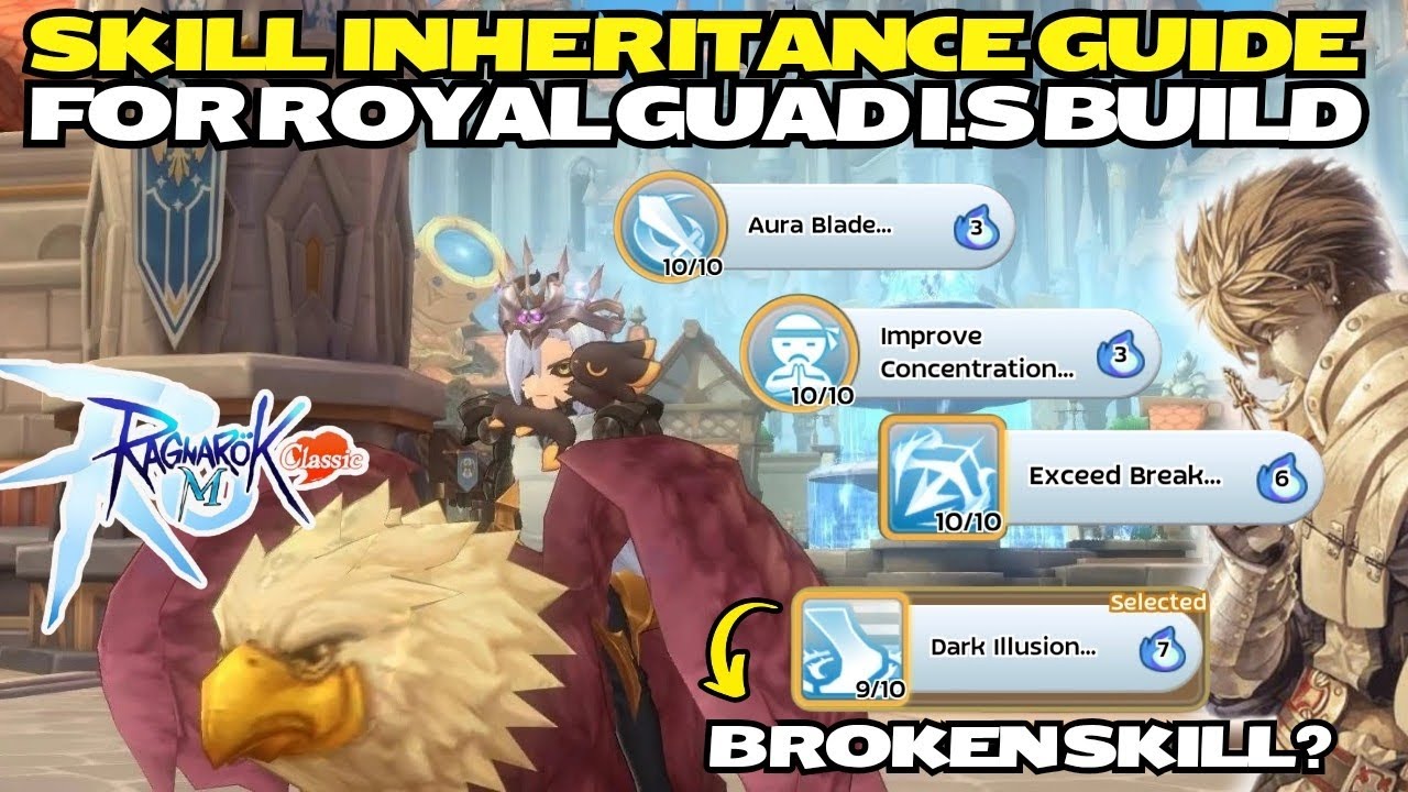 I Tried All Possible Inheritance Skill For Royal Guard I.S Build ...