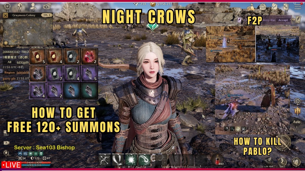 Night Crows | How to Get 120+ Summons Free , How to Clear Pablo ...