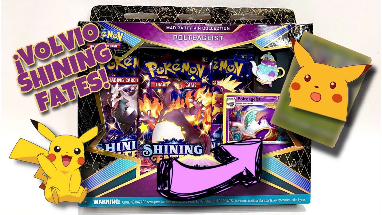 Gran apertura [Unboxing] de cartas Pokemon: Mad Party Pin Collection de ...