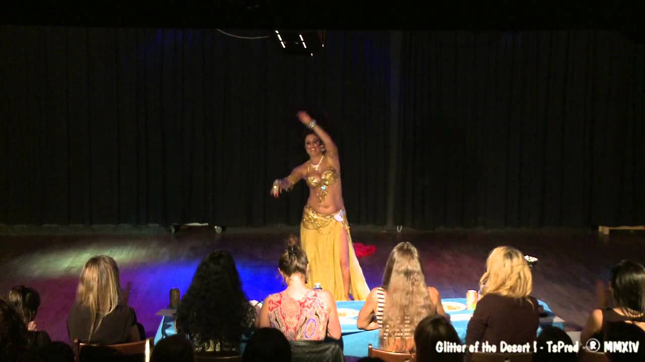 Bella Jovan belly dancing at the Glitter of the Desert in France - YouTube
