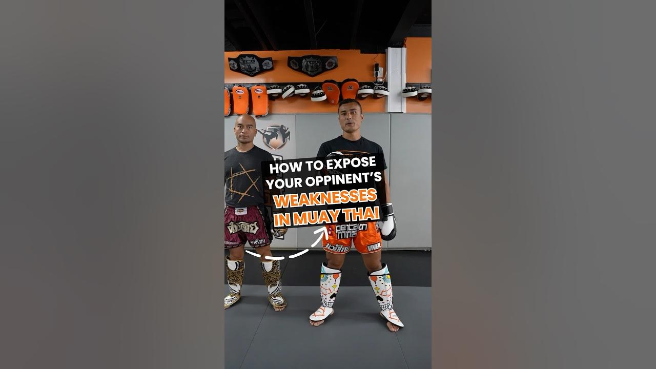 This is how to expose your opponent’s WEAKNESSES in Muay Thai! #muaythai #martialarts # ...