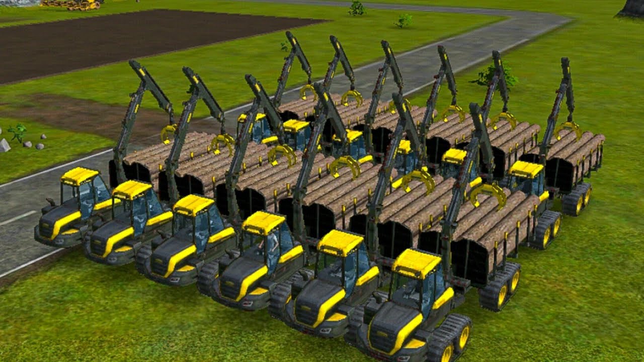 Forestry vehicles | New Holland Tractor attached Cultivators in fs16 ...