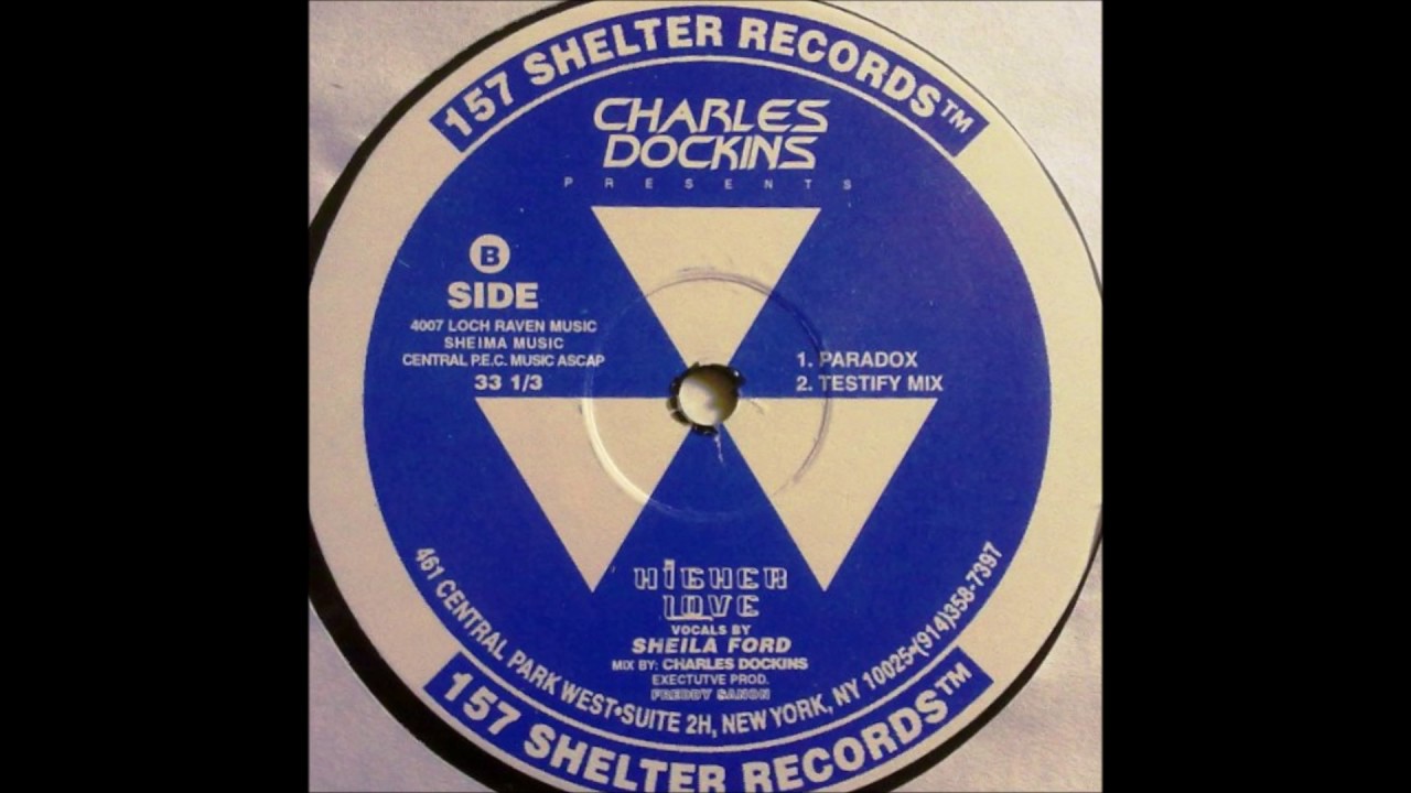 Charles Dockins Featuring Sheila Ford - Higher Love (Paradox) - YouTube