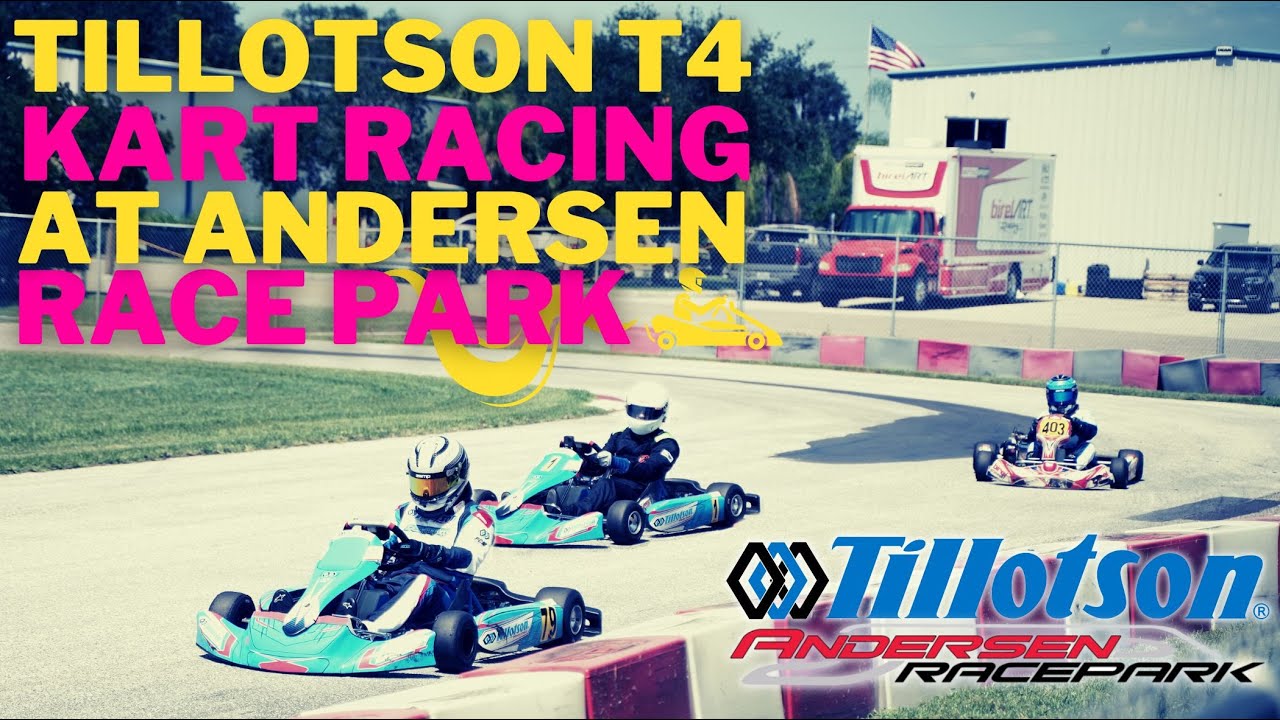 Racing The Tillotson T4 Go-Kart at Andersen Race Park - YouTube