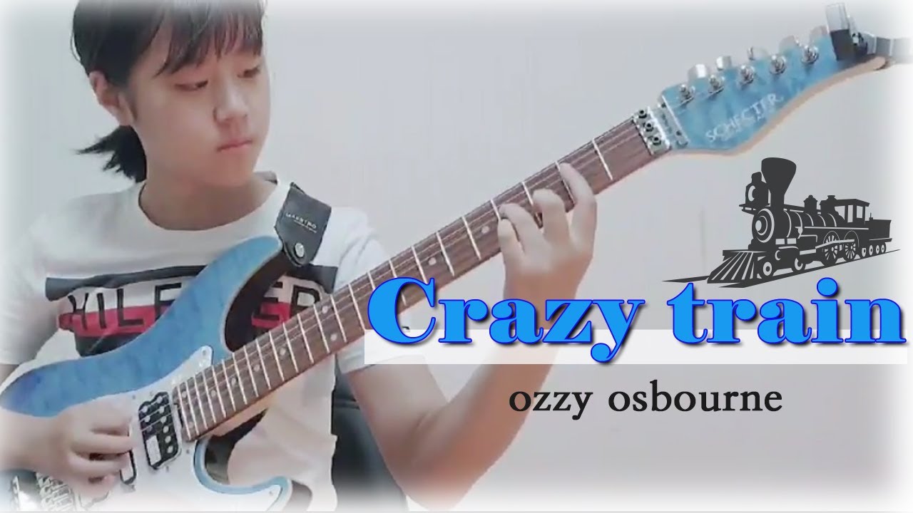 Ozzy Osbourne (Crazy Train) 일렉기타 (초등6) - YouTube