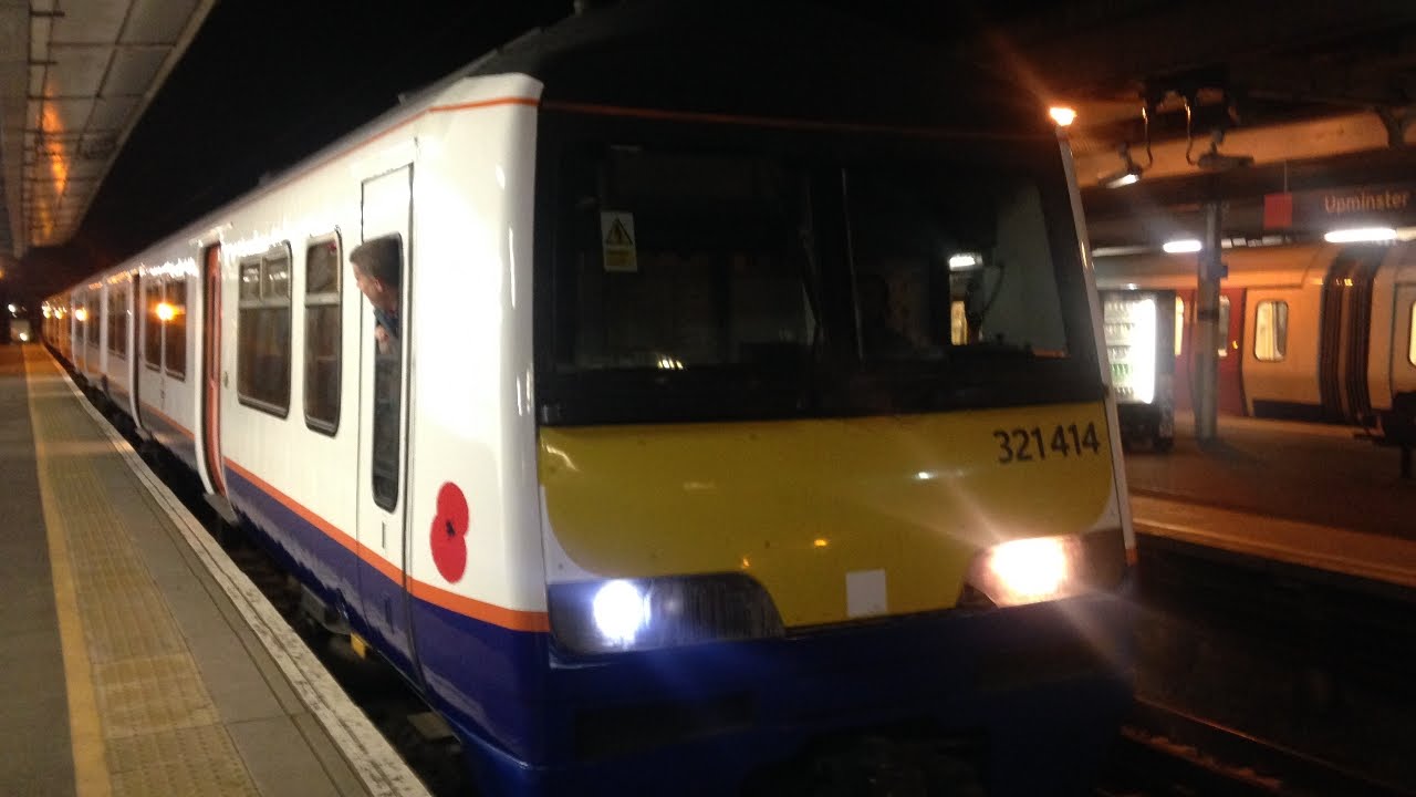 *NEW* Newly Liveried London Overground Class 321 Departs Upminister For ...