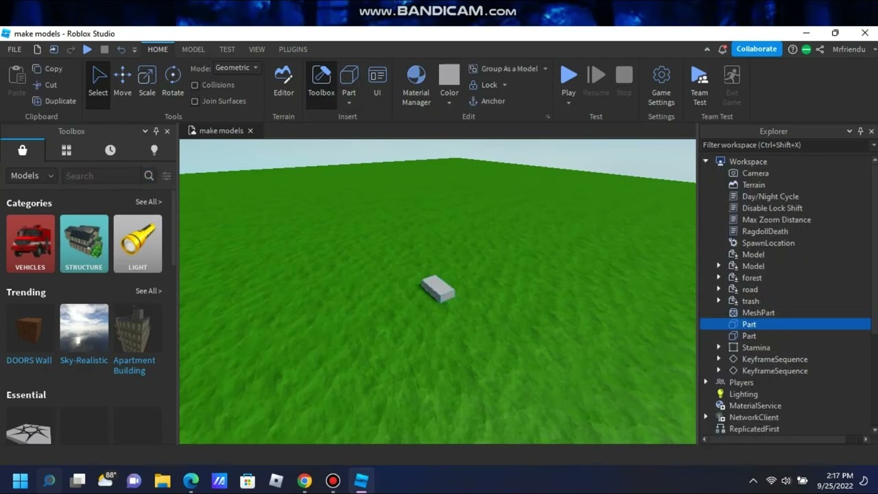 How to make a block more skinny in Roblox Studio - YouTube