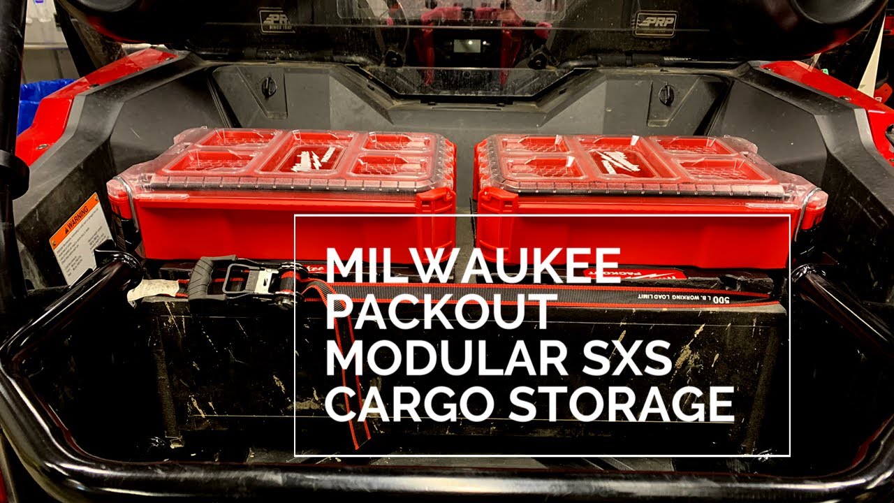 Honda Talon - Milwaukee Packout Cargo Storage - YouTube