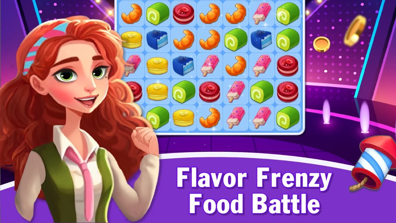 Flavor Frenzy: Match 3 Master Android Gameplay - YouTube