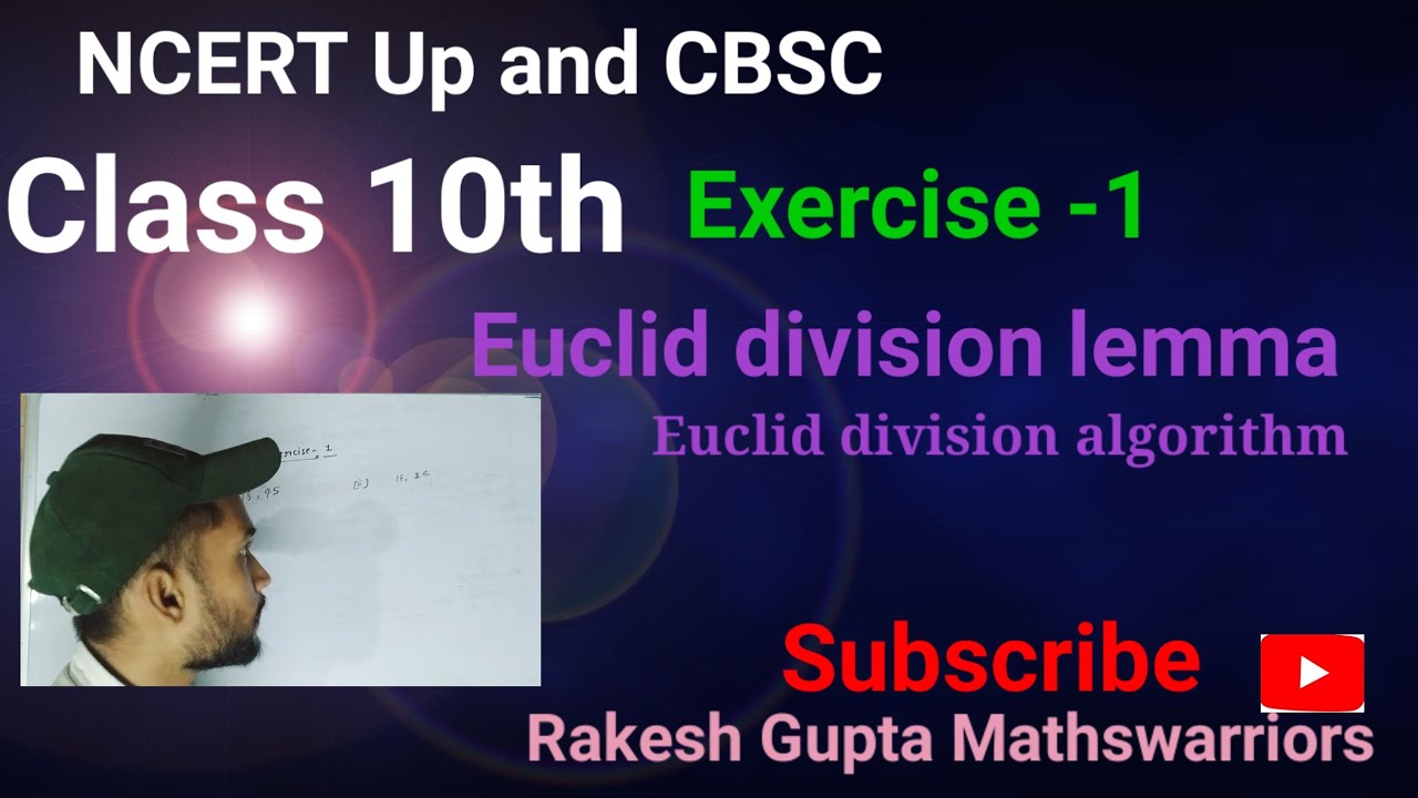 Real Number Hcf Euclid Division Algorithm Youtube