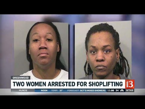 Two women arrested for shoplifting - YouTube