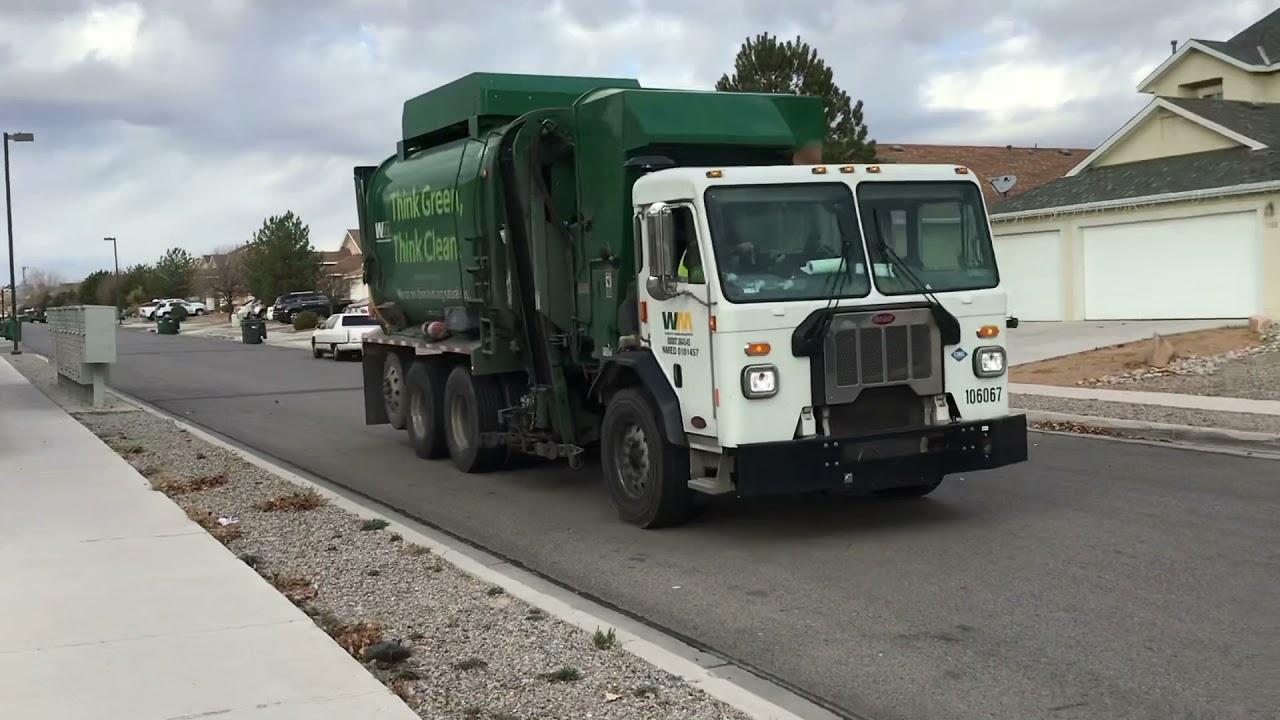 Waste Management of New Mexico- Peterbilt 520 Amrep HX-450 ASL Garbage ...