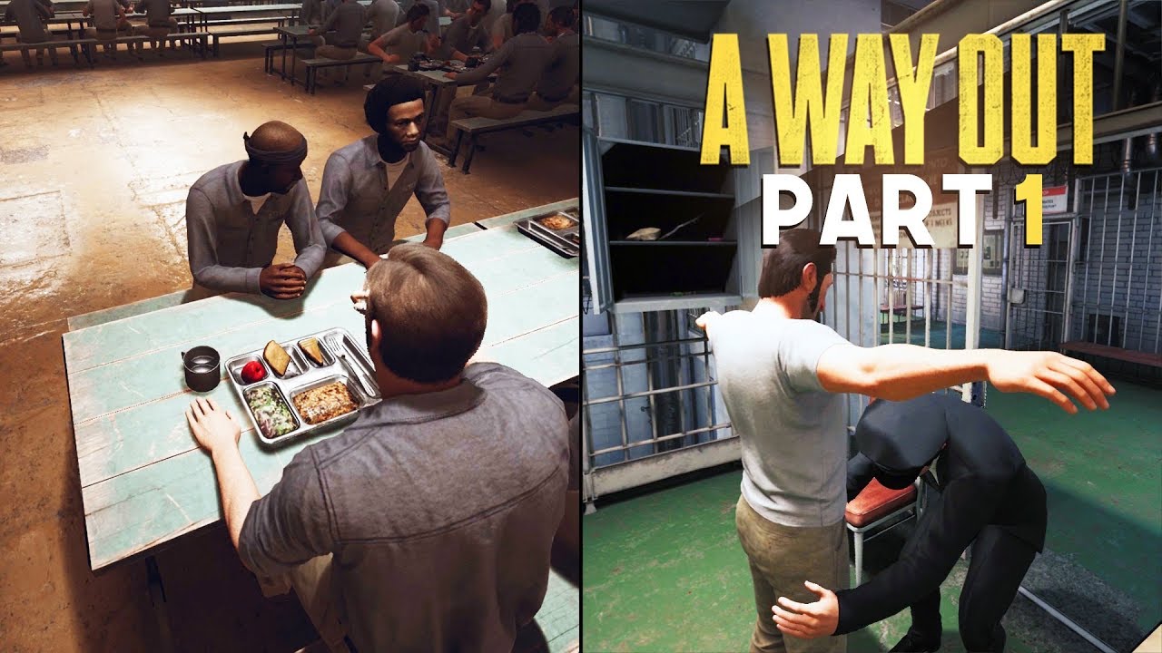 A Way Out - Part 1 - THE BEGINNING! (Prison Break Escape Game) - YouTube