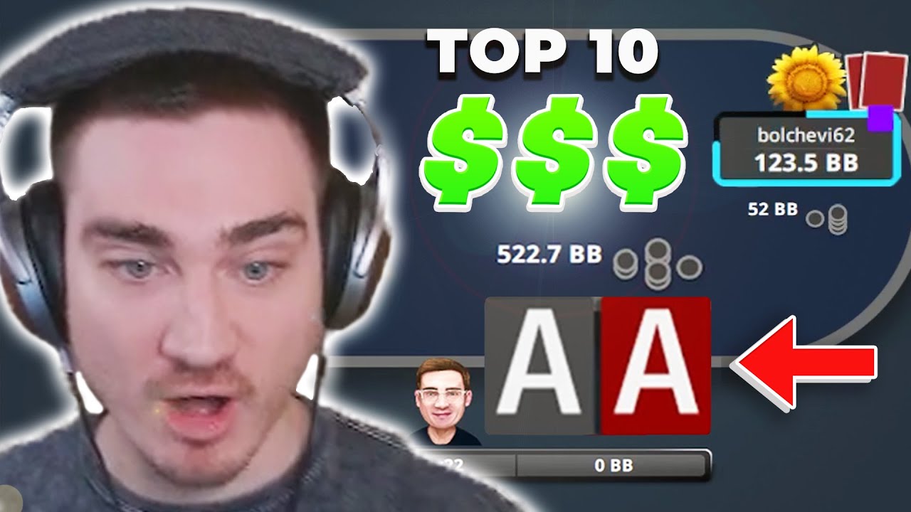 The Best 10NL Challenge Session EVER?! | Top 10 Poker Hands Ep. 95 ...