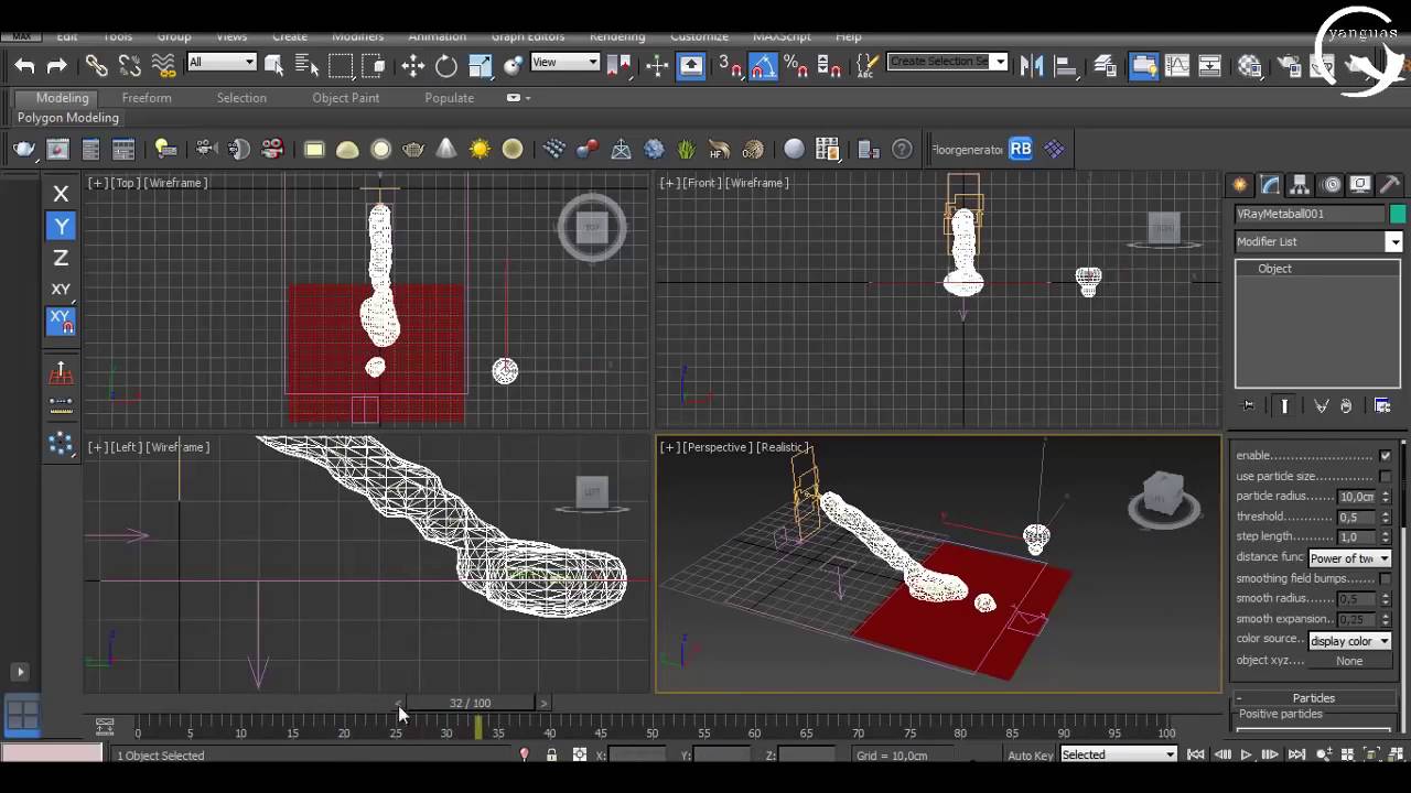 VRAY METABALLS 3ds Max 2015 V Ray 3.0 - YouTube